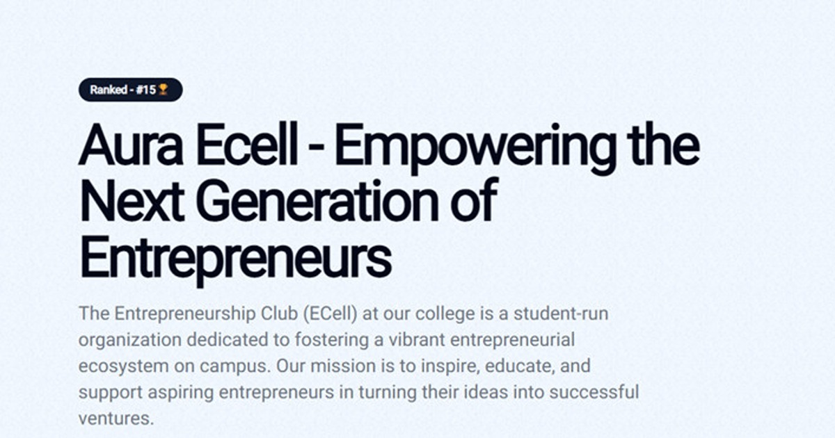Aura Ecell